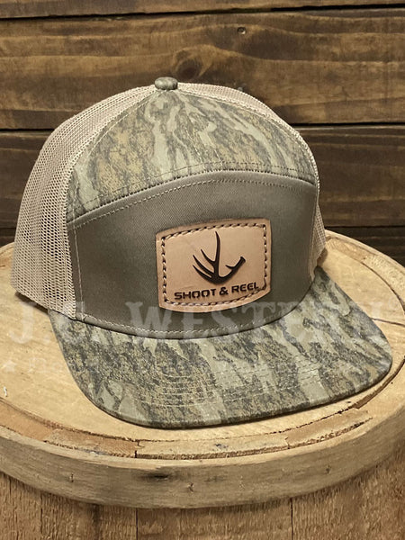 Shoot & Reel SR9-MNBF Antler Patch Flat Bill Cap Mossy Oak New Bottoml – J.C. Western® Wear