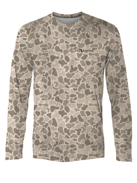 FloGrown FGP-472 Woodland Camo Performance Tee Tan – J.C. Western® Wear
