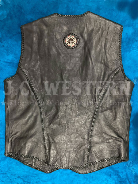 Kobler ZAPATA VEST Mens Leather Vest Black – J.C. Western® Wear