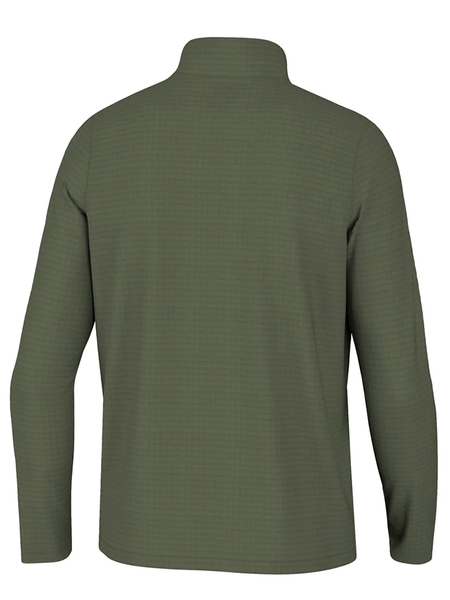 Local Boy Outfitters L1300048-OLGR Mens Wafle Half Zip Pullover Olive ...