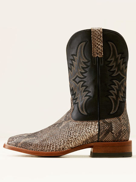Ariat 10047081 Mens Dry Gulch Python Cowboy Boot Tan Ancient Black - D ...