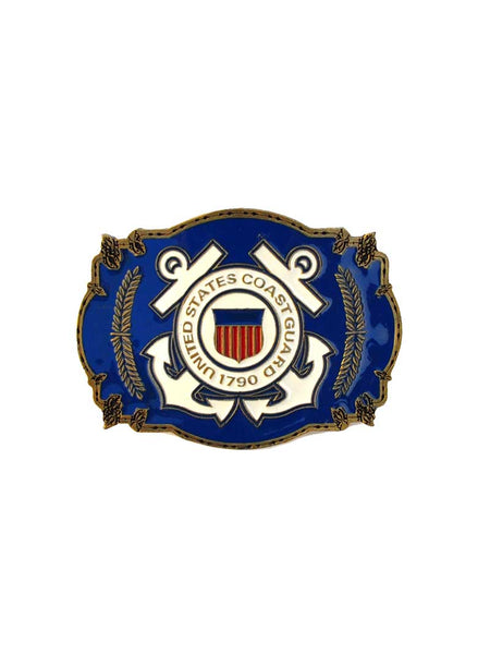 Eagle Emblems B0124 United States Coast Guard 1970 Authentic Belt Buck ...