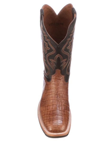 Lucchese M4554.WF Mens Rowdy Caiman Boots Brown – J.C. Western® Wear